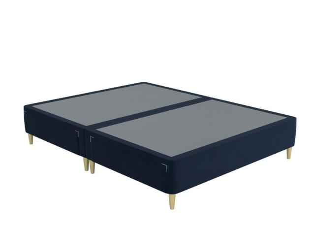TheraPur® Shallow Divan Base - 4'6 Double - Blue by Dreams | ufurnish.com