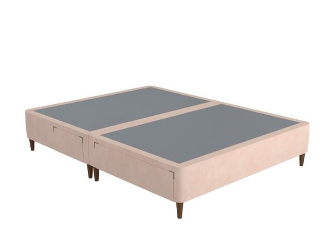 TheraPur® Shallow Divan Base - 4'6 Double - Pink by Dreams | ufurnish.com