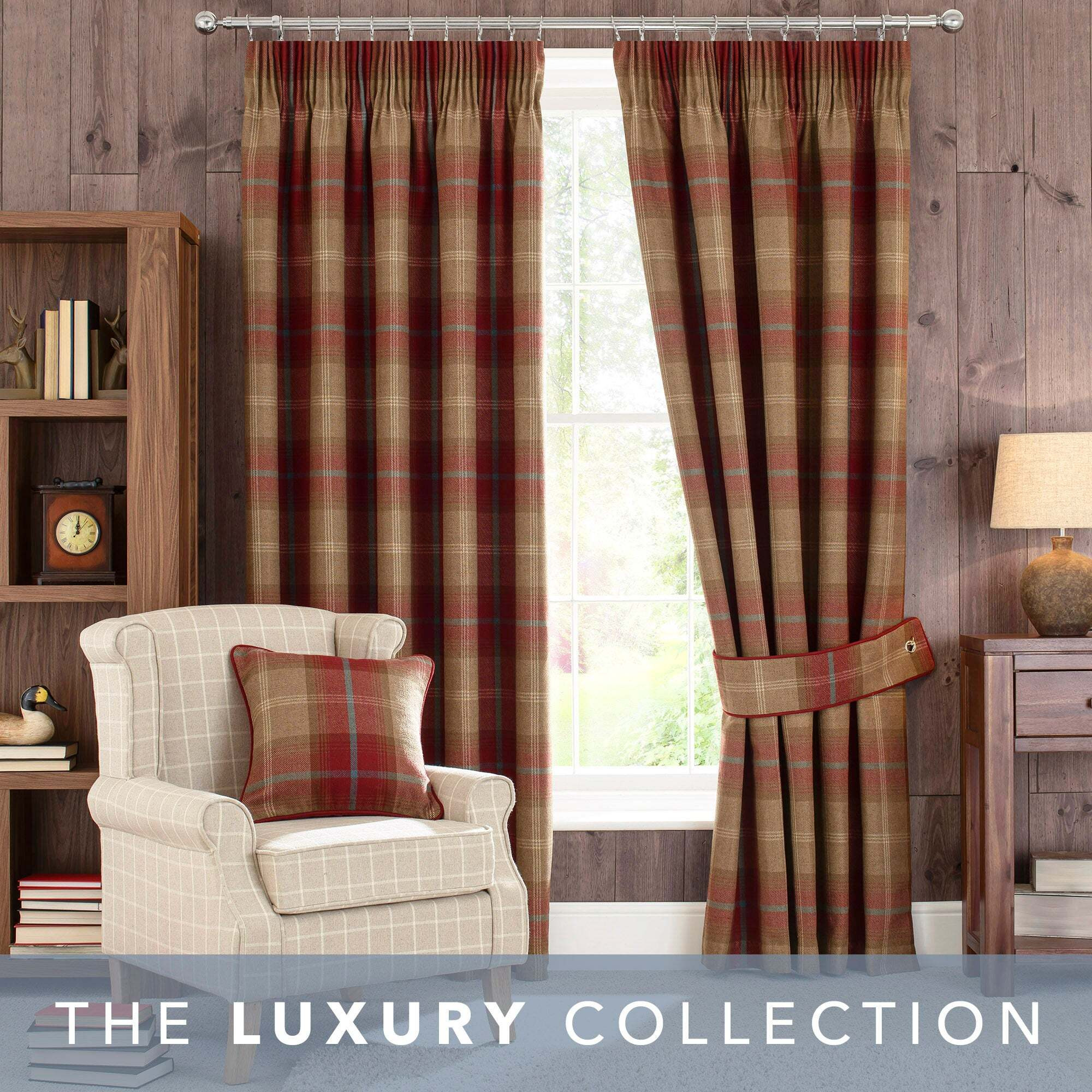 Dunelm Highland Check Pencil Pleat Curtains | www.cintronbeveragegroup.com