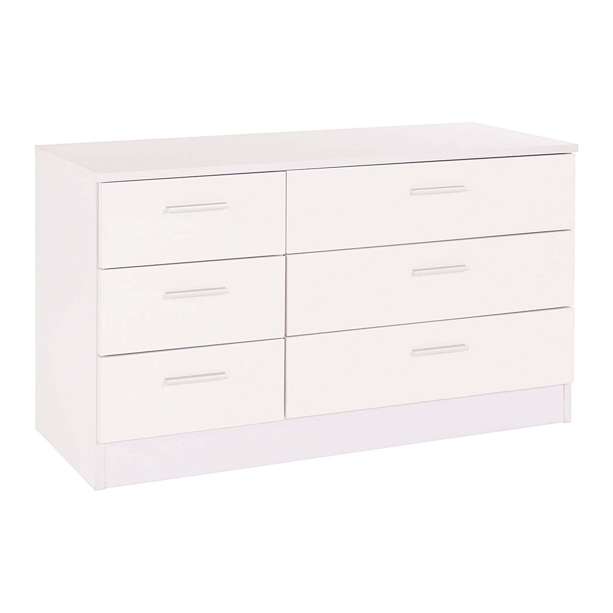 Ottawa 6 Drawer Chest White by Dunelm | ufurnish.com