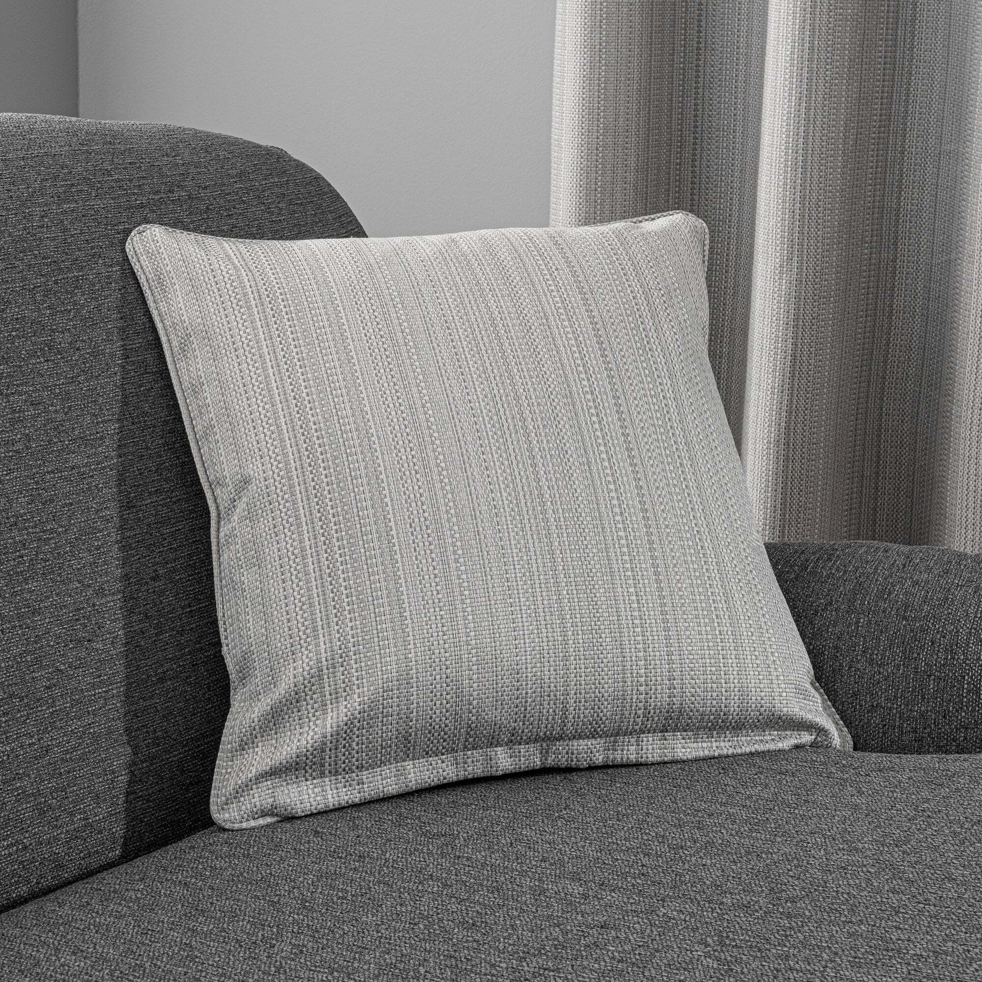 Neptune Cushion Cover Grey by Dunelm | ufurnish.com