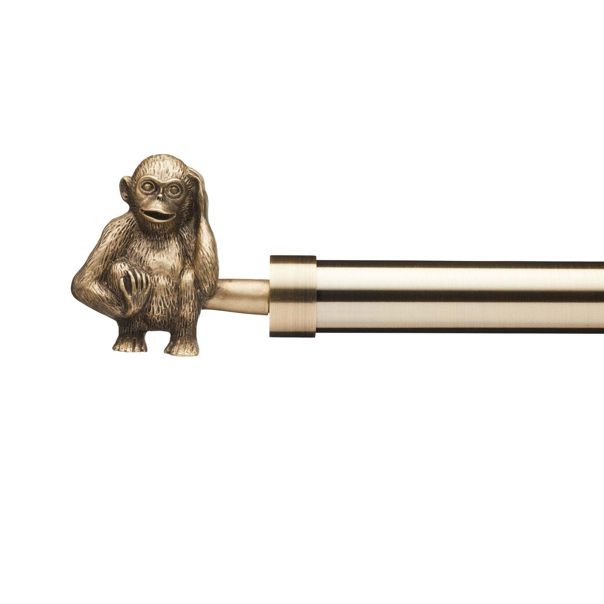 Pair of Monkey Finials Gold by Dunelm | ufurnish.com
