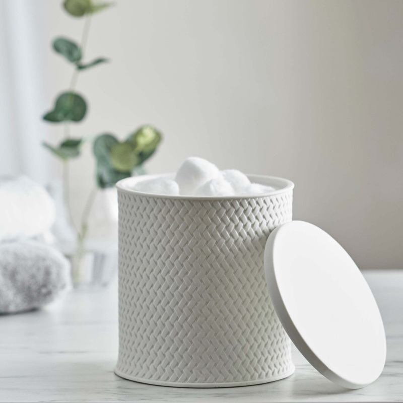 Dorma Purity Porcelain Large White Storage Trinket Box White by Dunelm ...