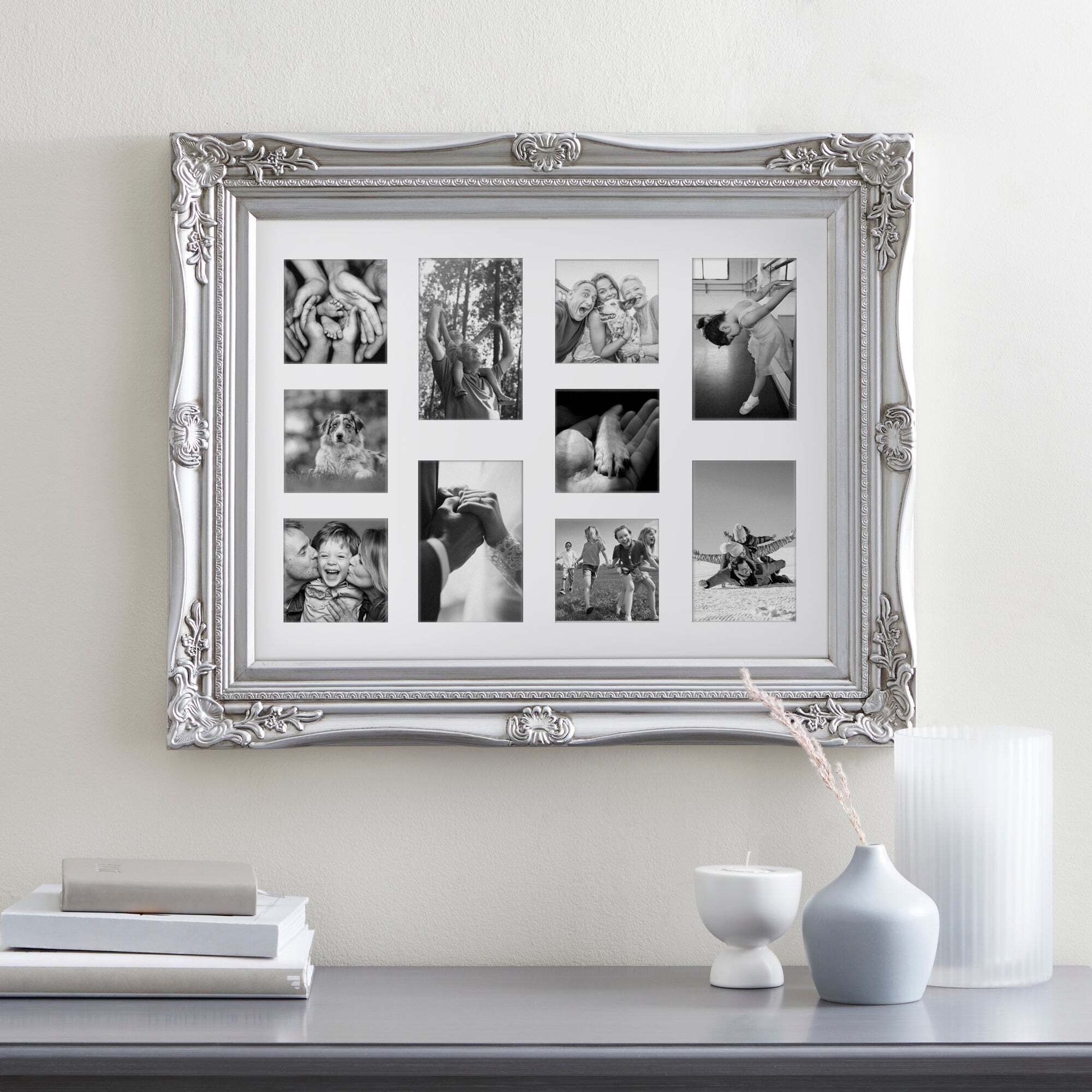 Swept App Photo Frame Silver by Dunelm | ufurnish.com