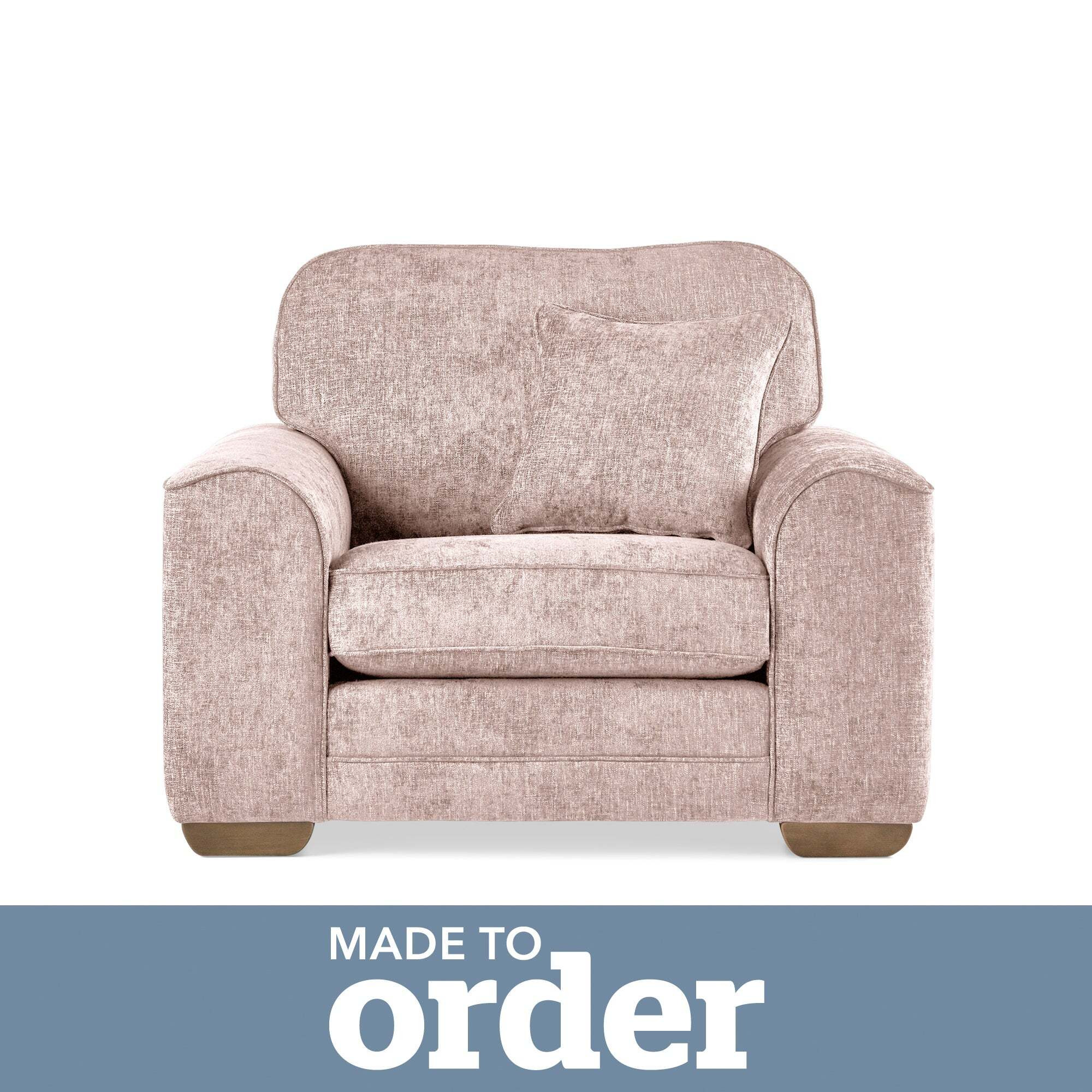 Morello Armchair Pink by Dunelm | ufurnish.com