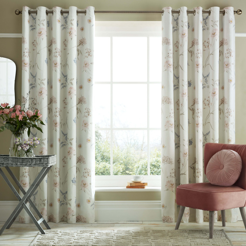 Holly Willoughby Samira Summer Blackout Eyelet Curtains MultiColoured ...