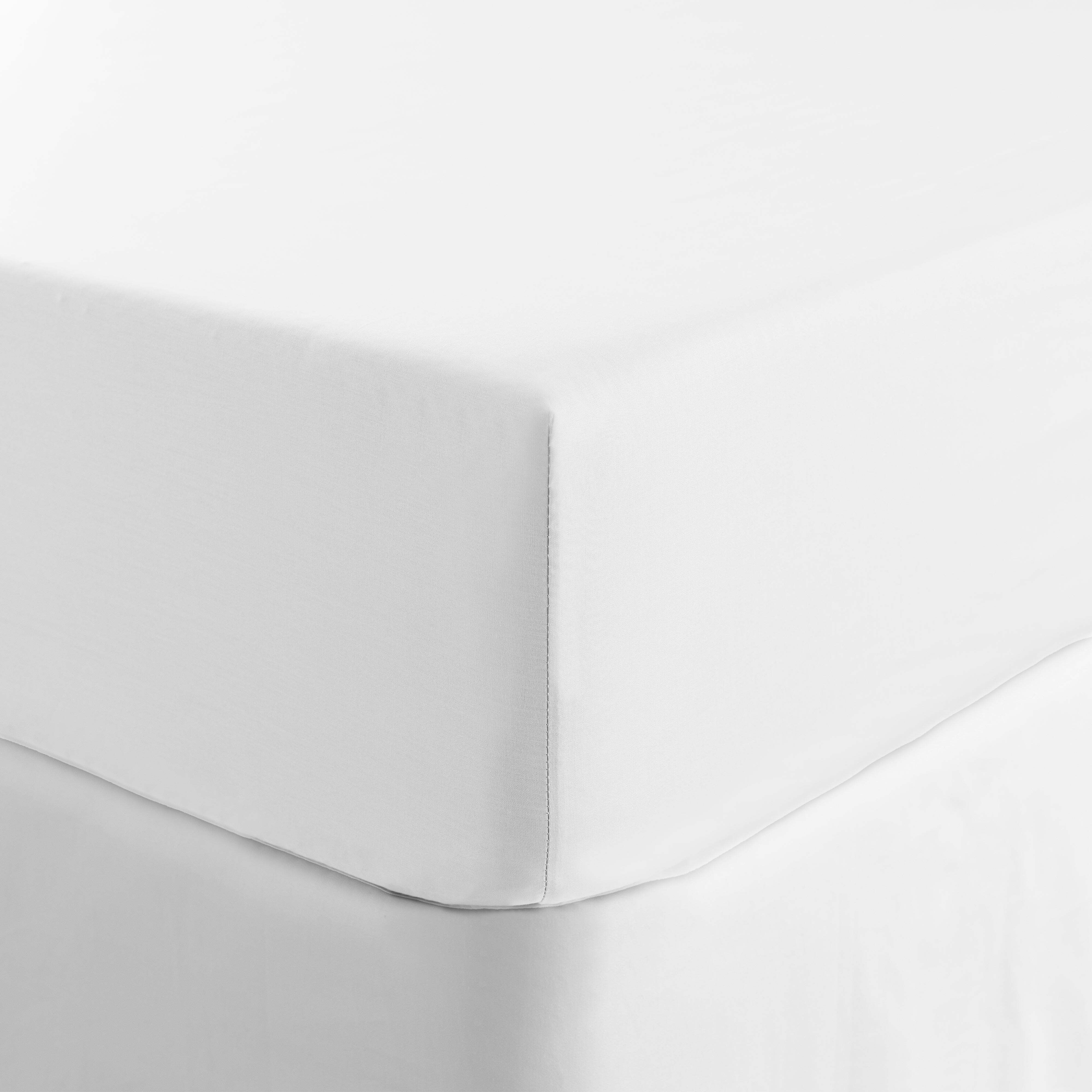 Holly Willoughby Plain 100% Cotton Fitted Sheet White by Dunelm ...