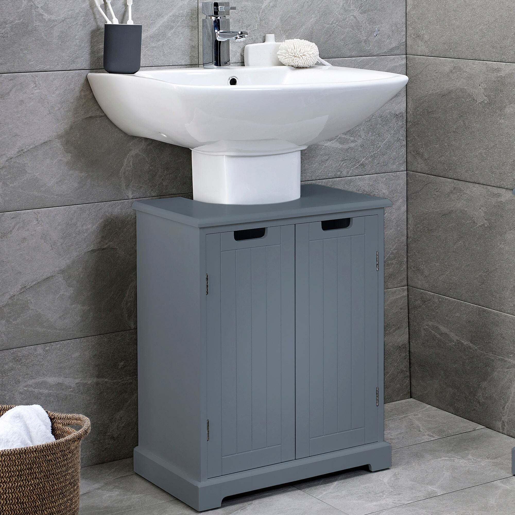 Willow Under Sink Unit Grey by Dunelm | ufurnish.com