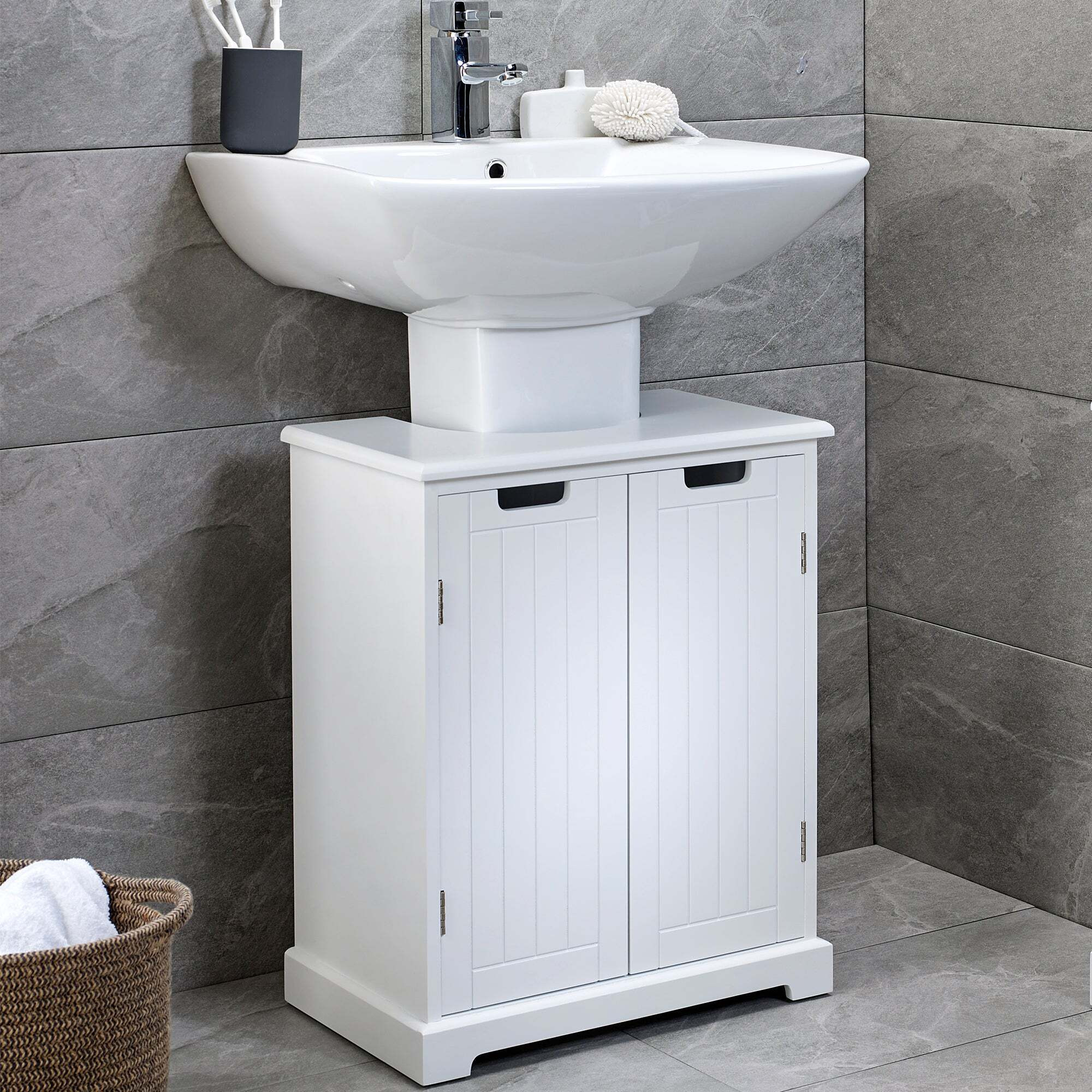 Willow Under Sink Unit White by Dunelm | ufurnish.com
