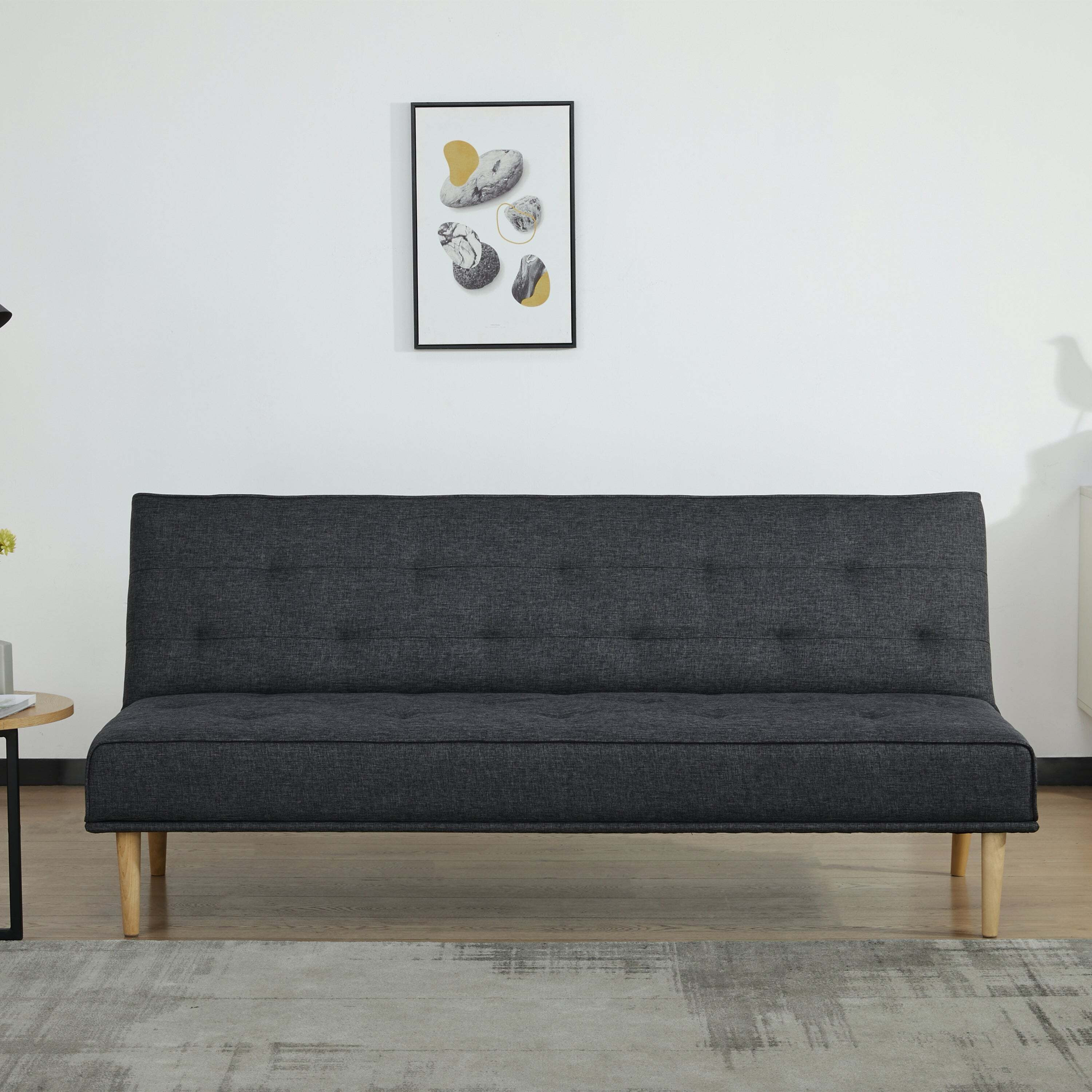 Nellie Clic Clac Sofa Bed Grey by Dunelm | ufurnish.com
