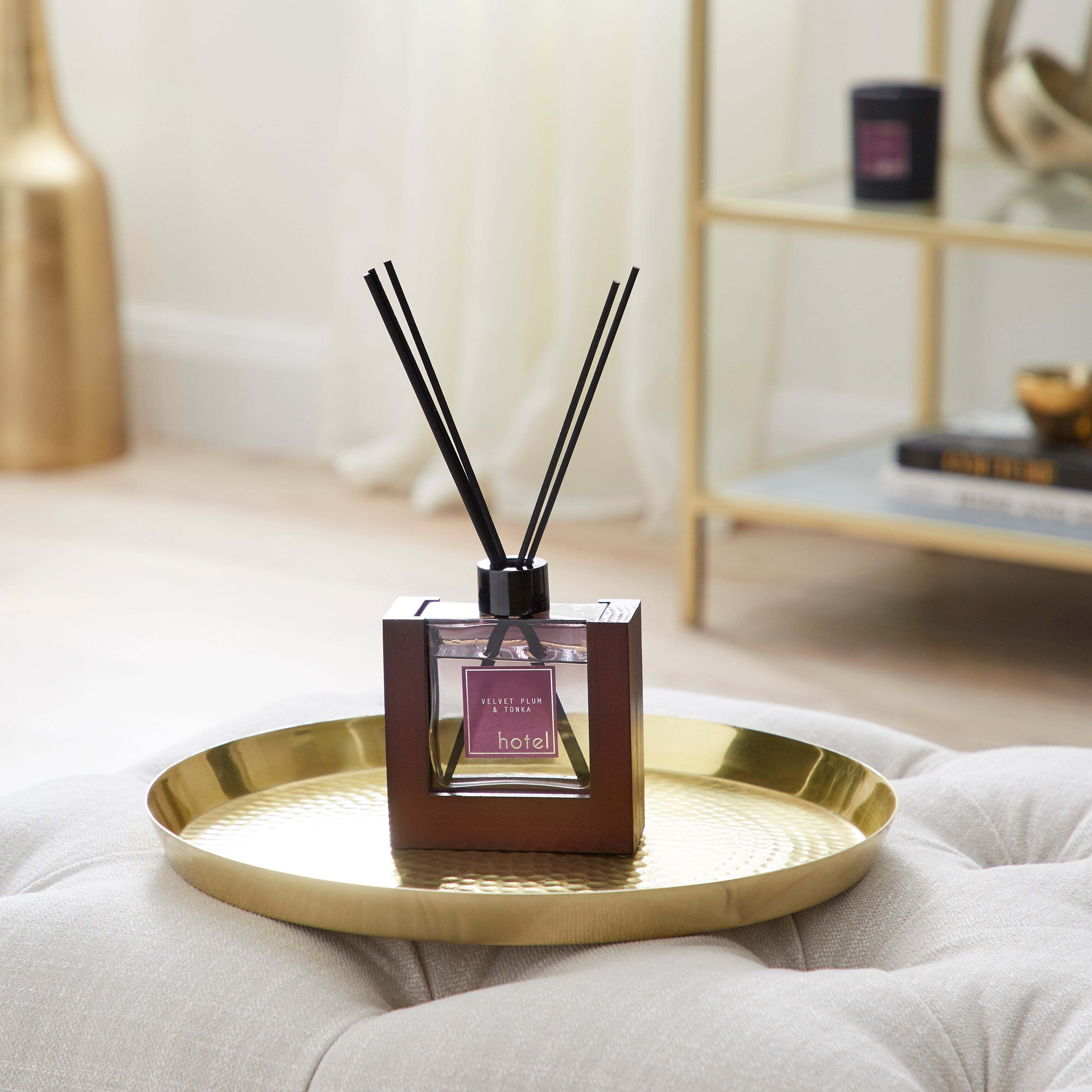 Hotel Winter Plum and Tonka Diffuser 100ml Brown by Dunelm | ufurnish.com