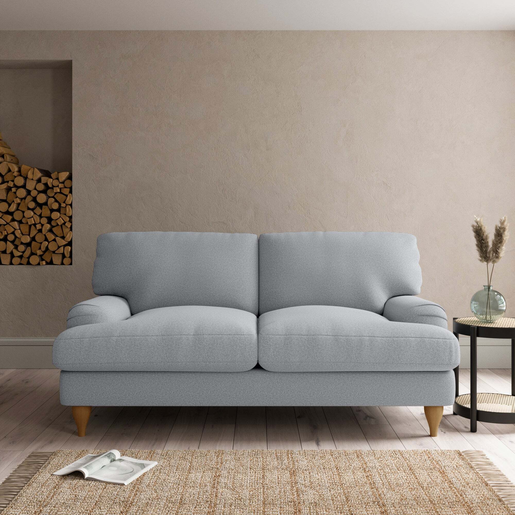 Darwin Sofa Bed Woolly Marl Warm Grey by Dunelm | ufurnish.com