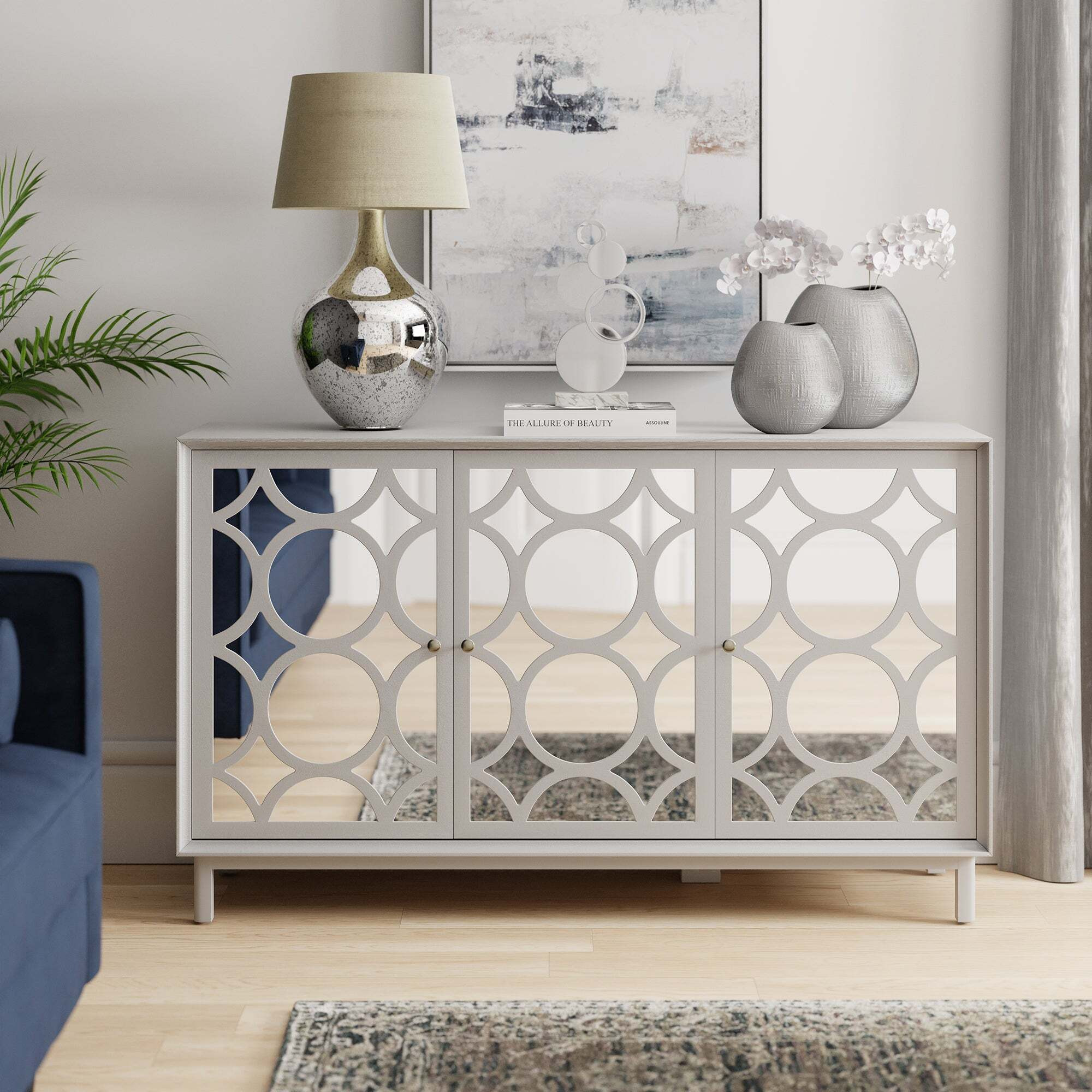 Delphi Large Grey Sideboard grey by Dunelm | ufurnish.com