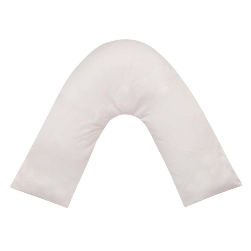 Pure Cotton V-Shaped Pillowcase Pale Pink by Dunelm | ufurnish.com