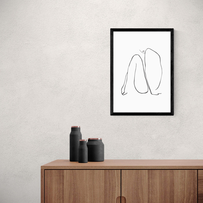 East End Prints Infinity Print Black and white by Dunelm | ufurnish.com