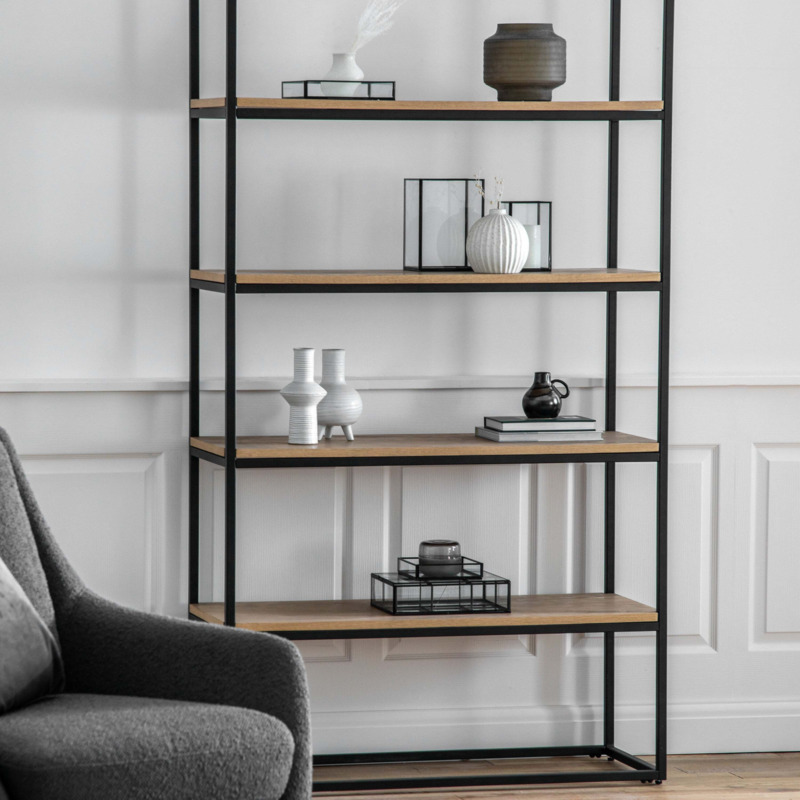 Indio Open Display Unit, Light Wood Brown by Dunelm | ufurnish.com