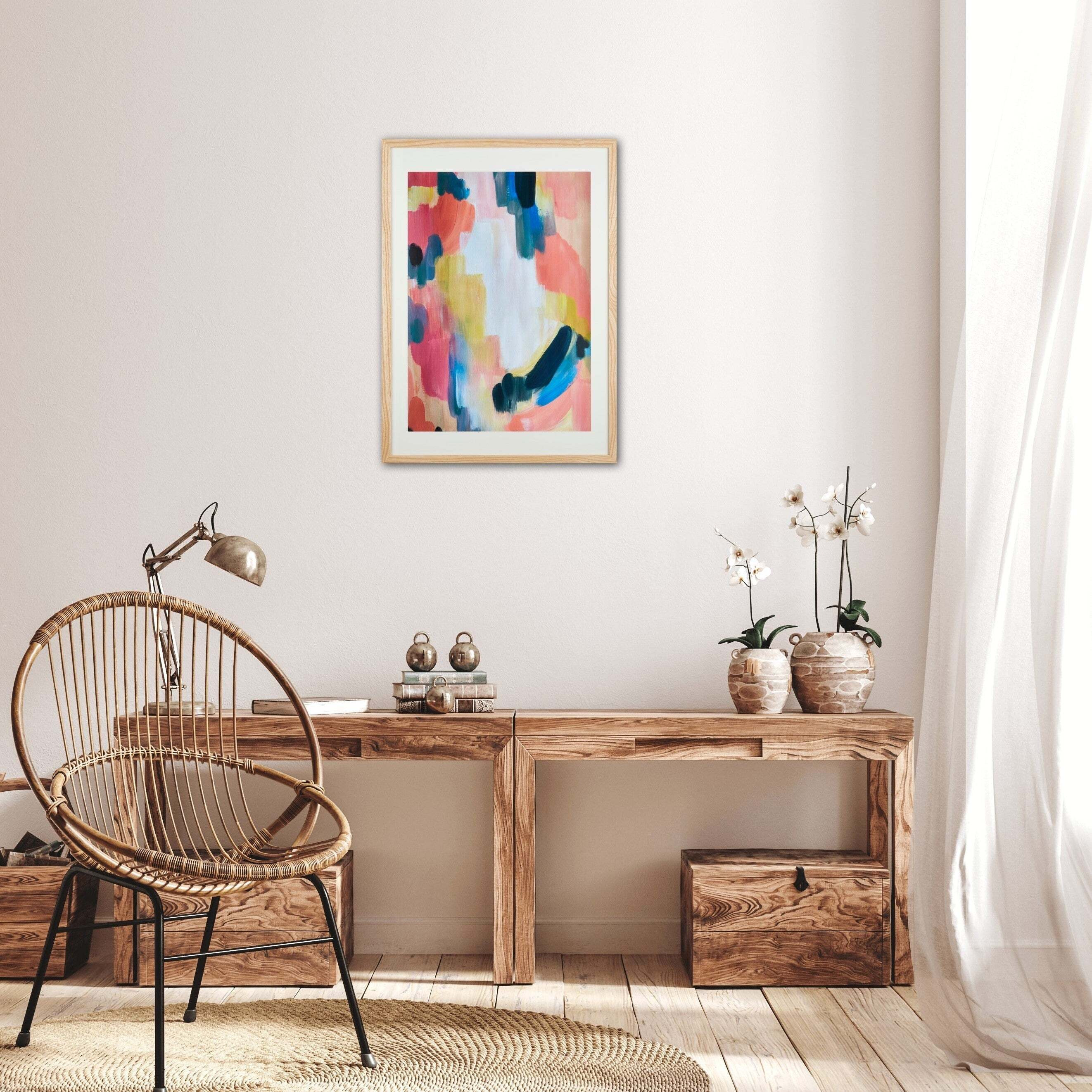 Lucy Donovan Art Willow Print brown by Dunelm | ufurnish.com
