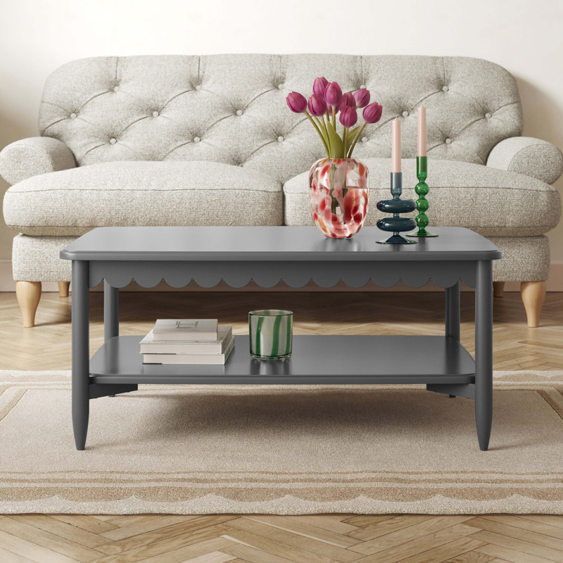 Remi Coffee Table Charcoal by Dunelm | ufurnish.com