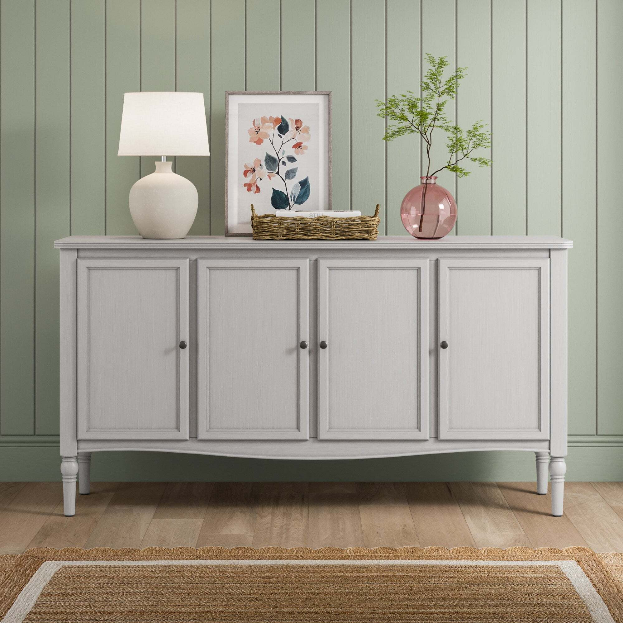 Ariella Large Sideboard, Warm Stone Stone by Dunelm | ufurnish.com