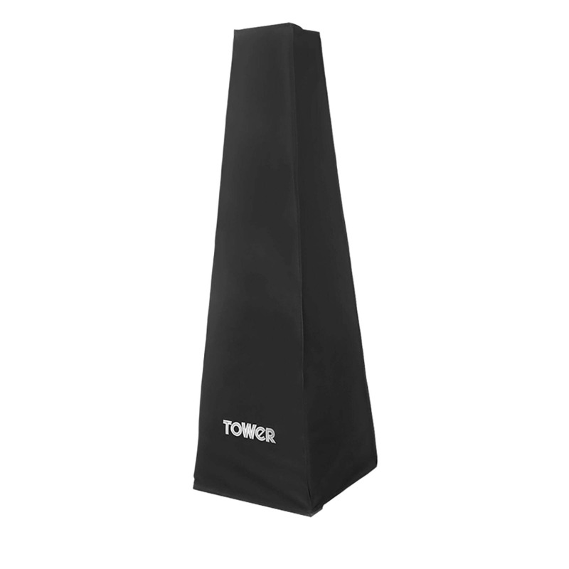 Tower Obelisk Log Burner Cover Black by Dunelm | ufurnish.com