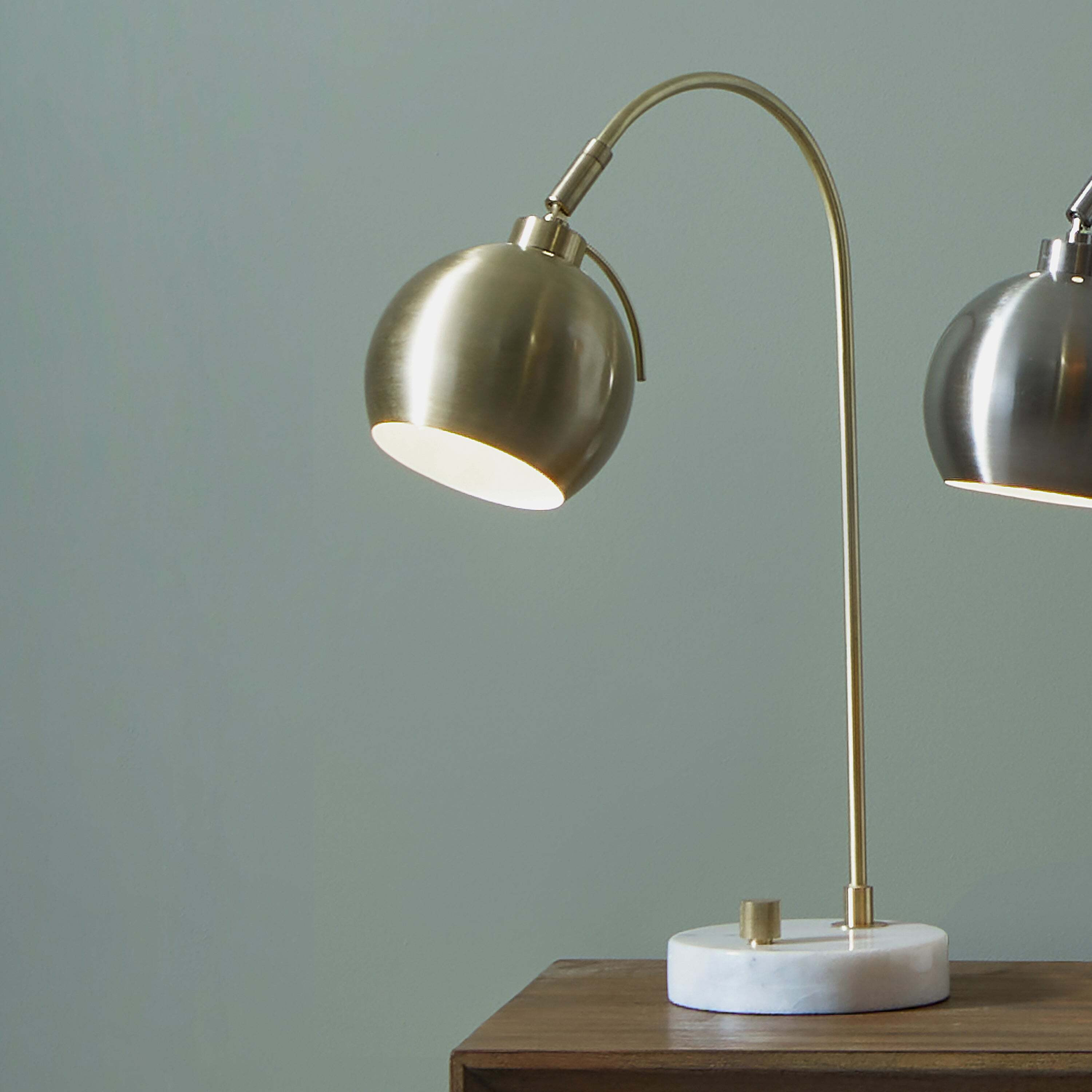 Feliciani Task Table Lamp Gold by Dunelm | ufurnish.com