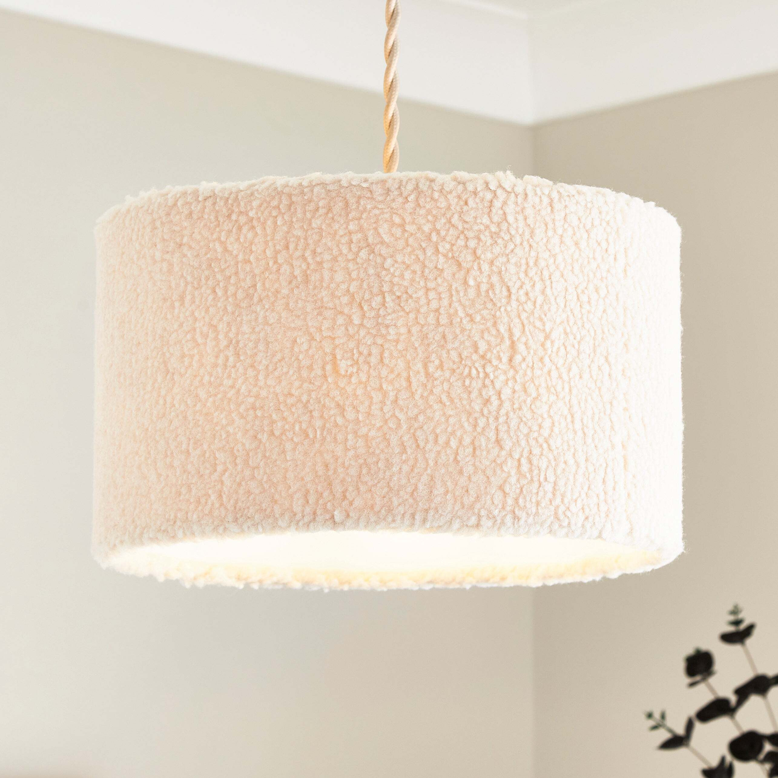 Moki Easy Fit Lamp Shade Natural by Dunelm | ufurnish.com