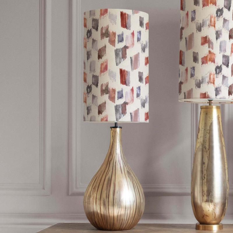 Allegra Table Lamp with Arwen Shade Arwen Scarlet Red by Dunelm ...