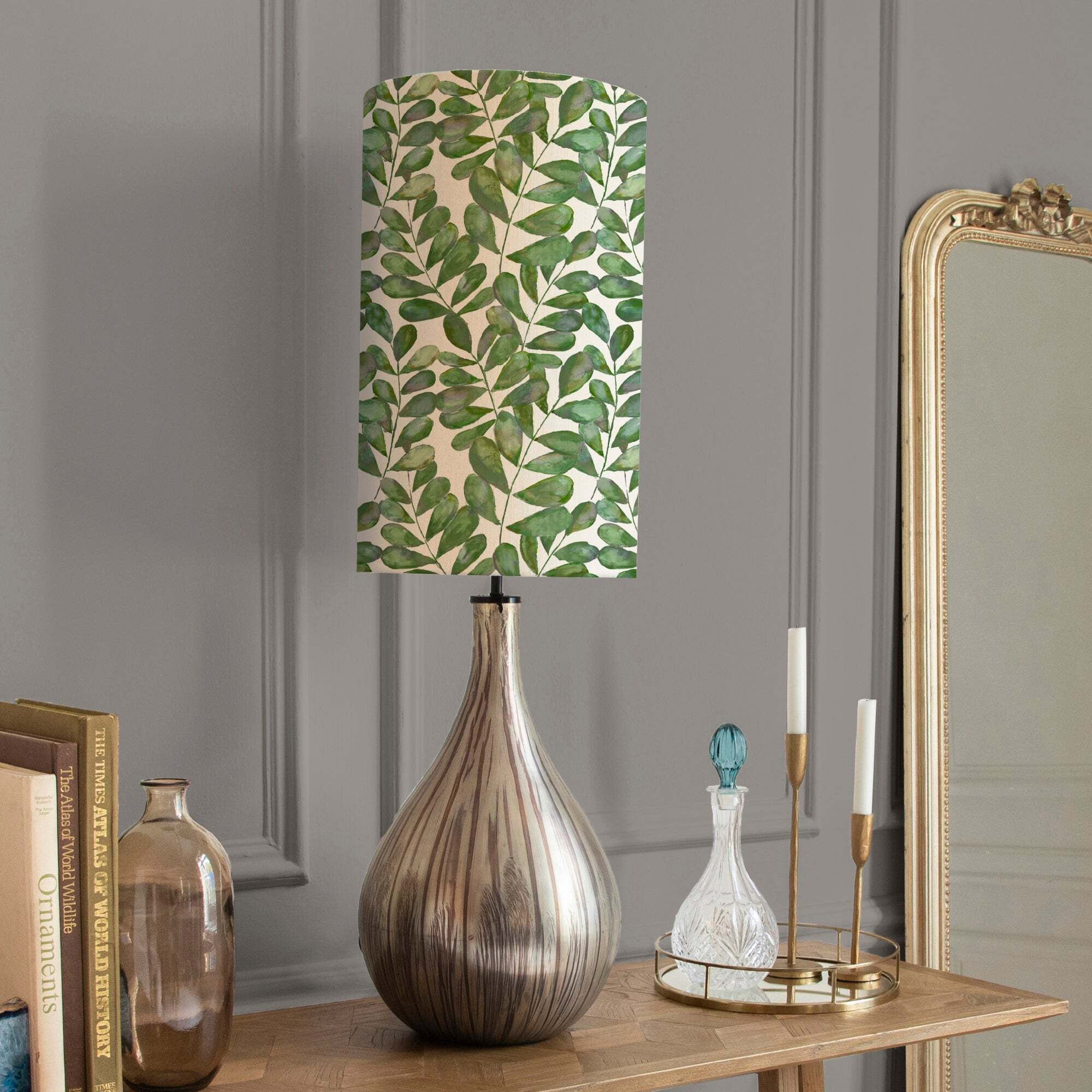 Allegra Table Lamp with Rowan Shade Meadow by Dunelm | ufurnish.com