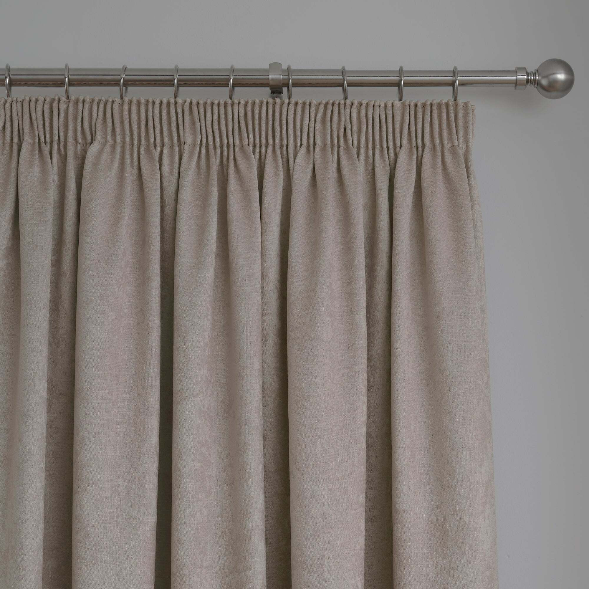Fusion Galaxy Dim Out Pencil Pleat Curtains Natural by Dunelm ...