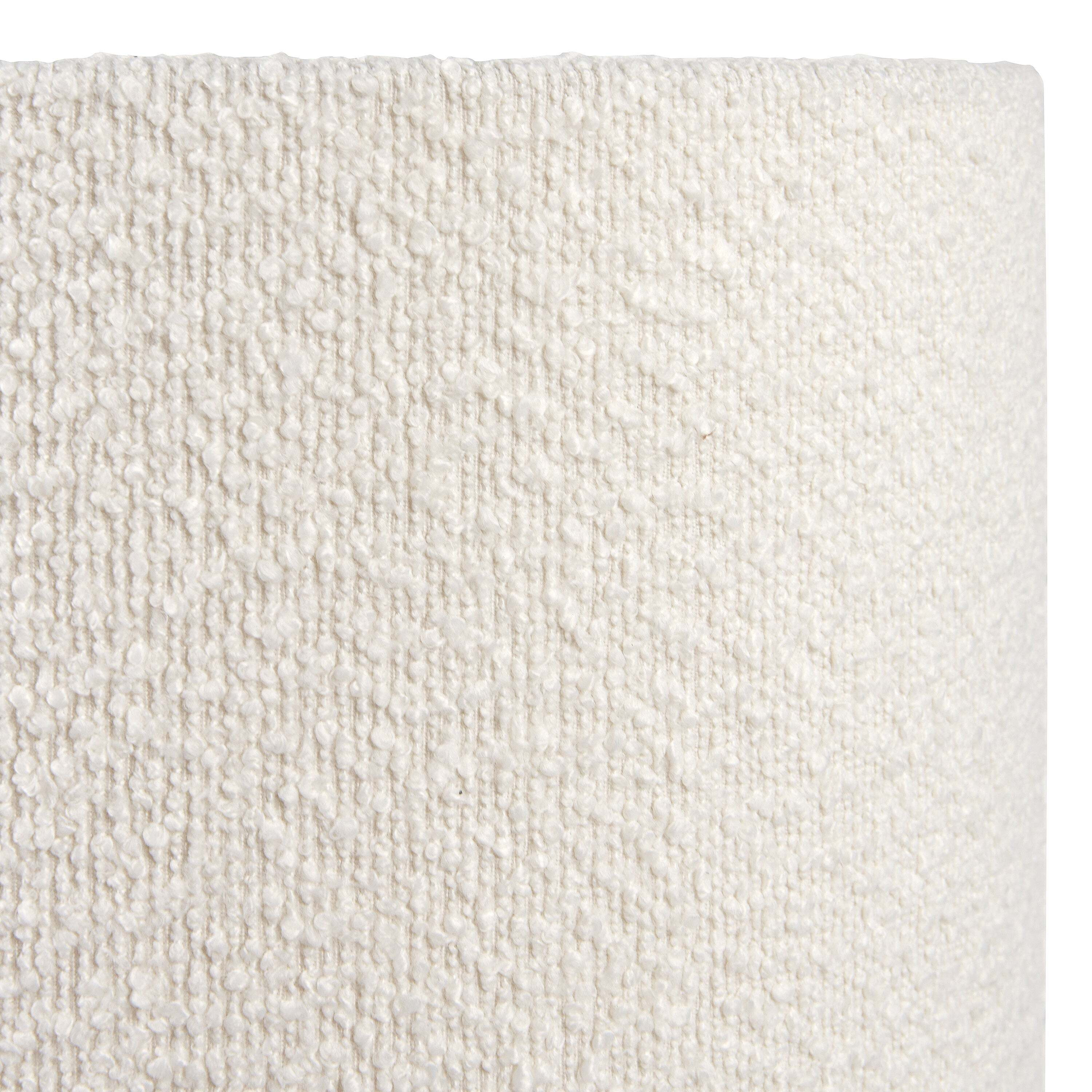 Rouen Boucle Cylinder Shade White by Dunelm | ufurnish.com