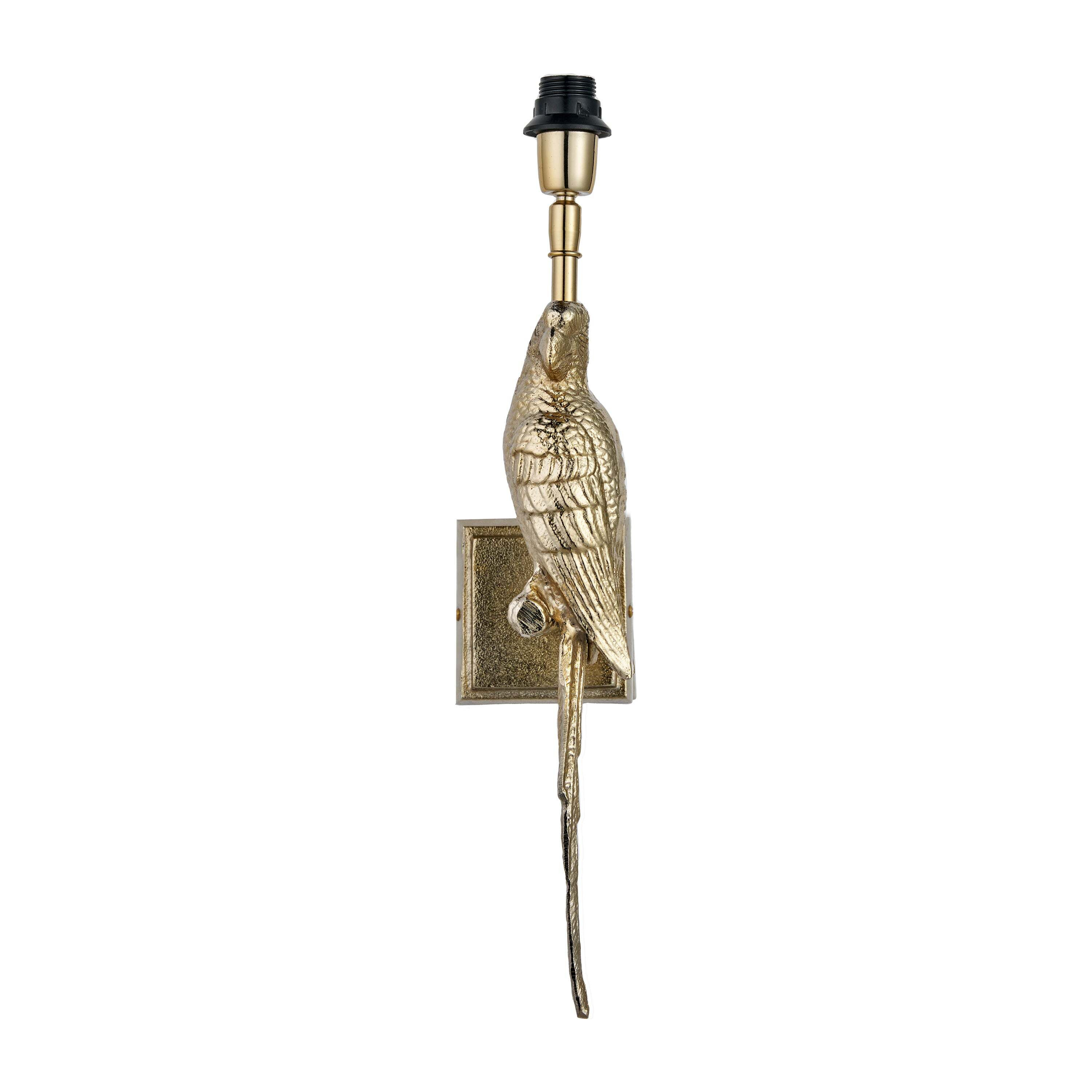 Lori Parrot Wall Light Gold by Dunelm | ufurnish.com