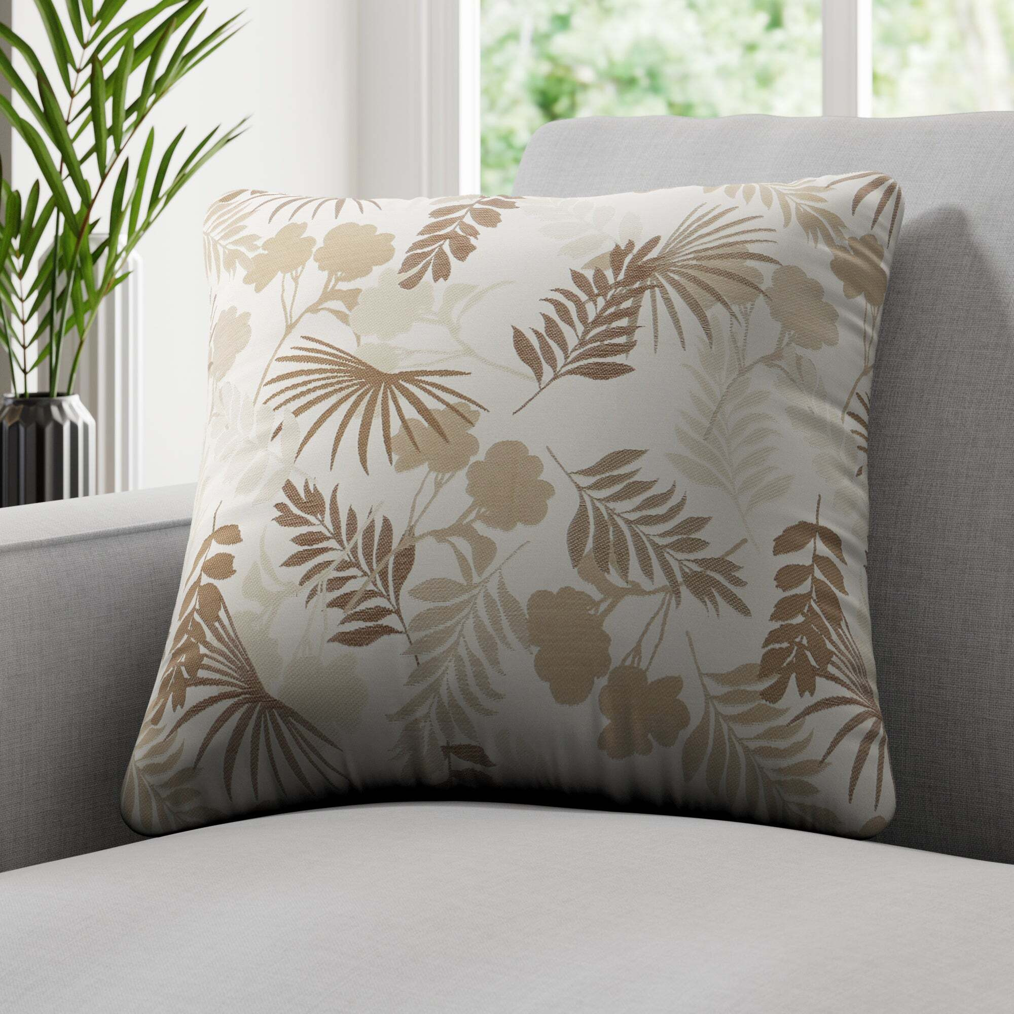 Tropical Made to Order Cushion Cover Tropical Natural by Dunelm ...