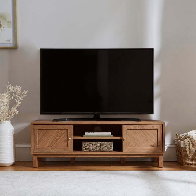 Dunelm oak tv stand store