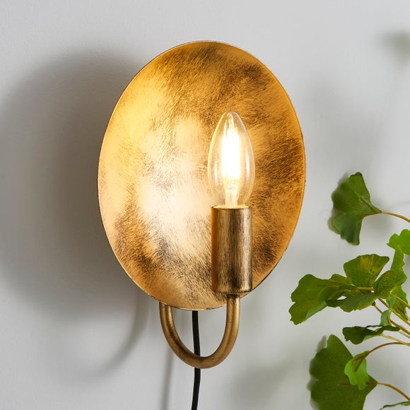 Reflect Plug In Wall Light by Dunelm | ufurnish.com