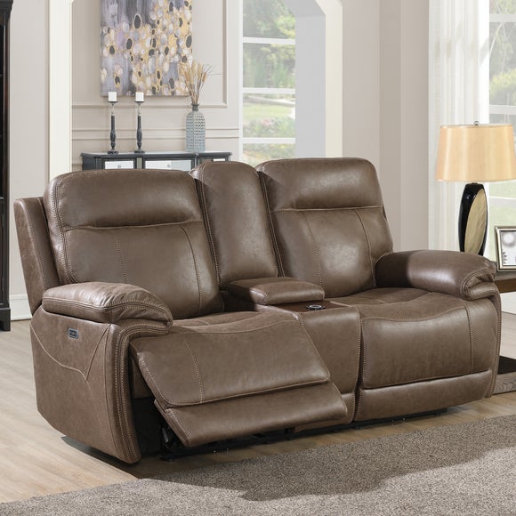 Glenwood 2 Seater Electric Recliner Sofa by Dunelm | ufurnish.com