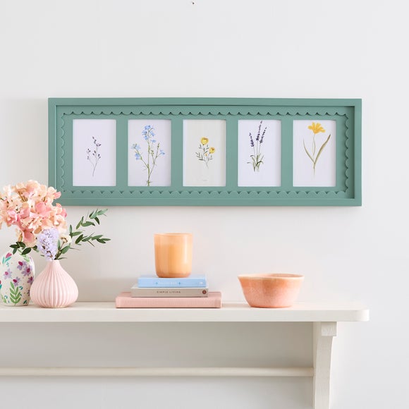 Remi Scalloped Multi Photo Frame by Dunelm | uFurnish.com