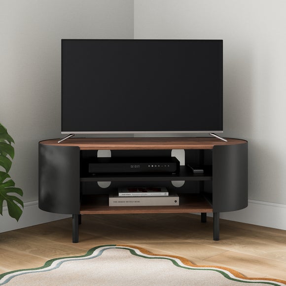 "Elements Griffin Compact Corner TV Unit for TVs up to 42""" by Dunelm ...