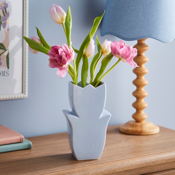 Tulip Shaped Vase by Dunelm | ufurnish.com