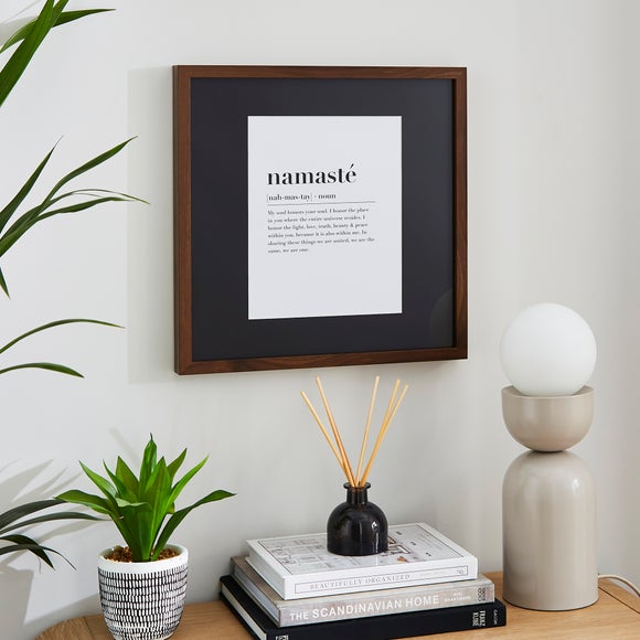 Oversized Dark Wood Photo Frame by Dunelm | ufurnish.com