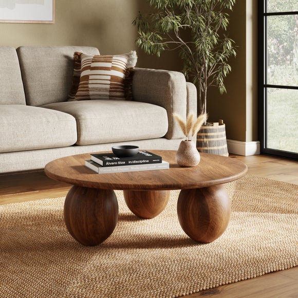 Buffie Coffee Table Mango Wood by Dunelm | ufurnish.com