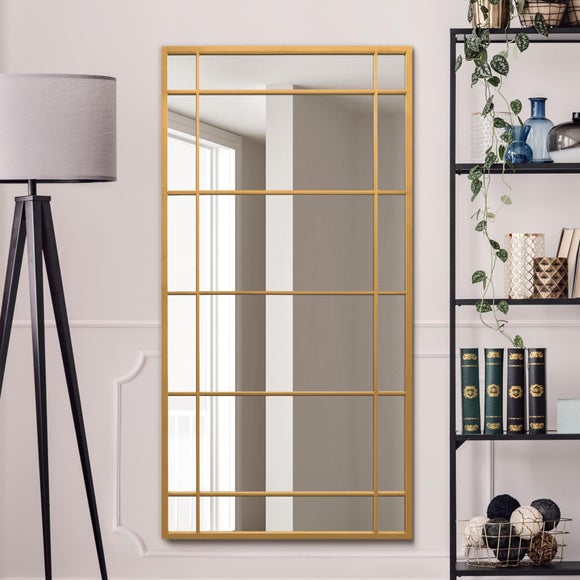Wabula Window Rectangle Full Length Wall Mirror by Dunelm | ufurnish.com