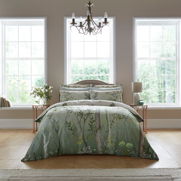 Dorma Forest 100% Cotton Duvet Cover and Pillowcase Set by Dunelm ...