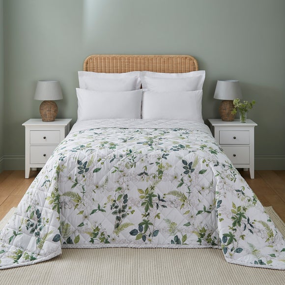Dorma Botanical Garden 100% Cotton Bedspread by Dunelm | uFurnish.com