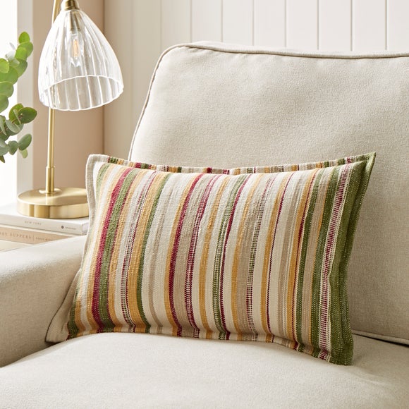 Churchgate Cosby Stripe Rectangular Cushion by Dunelm | ufurnish.com