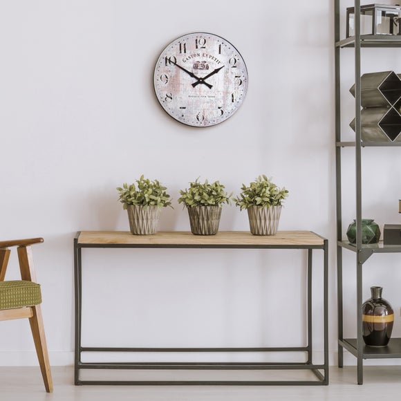 French Bakers Kitchen Wall Clock by Dunelm | ufurnish.com