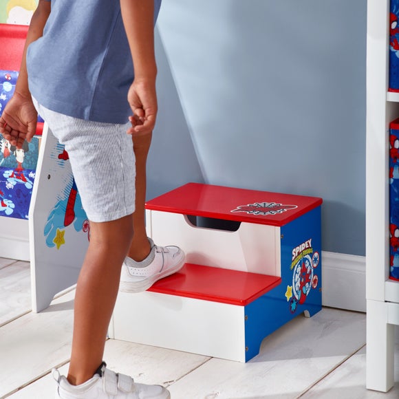 Kids' Marvel Spidey Step Stool by Dunelm | ufurnish.com