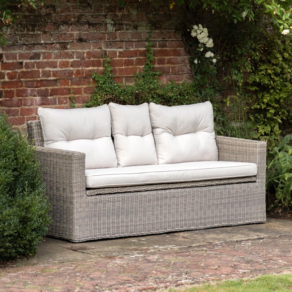 Cedar & Sage Ortona Outdoor 2 Seater Storage Sofa by Dunelm | ufurnish.com