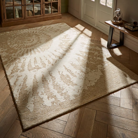 Ammonite Wool Jute Rug by Dunelm | ufurnish.com
