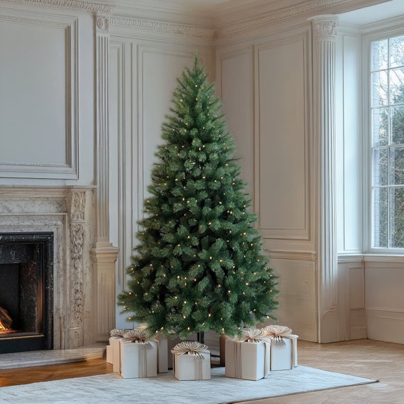 7ft Pre-Lit Calgary Spruce Christmas Tree by Dunelm | ufurnish.com