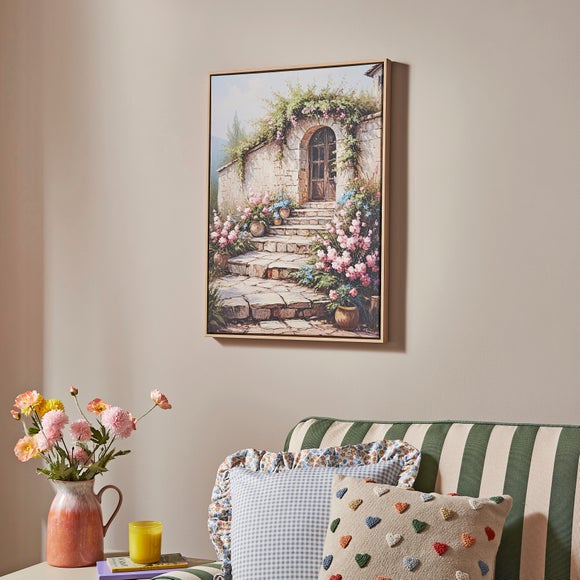 Floral Steps Canvas by Dunelm | ufurnish.com
